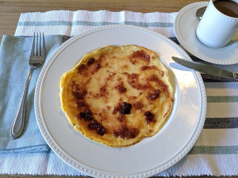 Authentic German Pancake Recipe- Eierkuchen Goldgelb