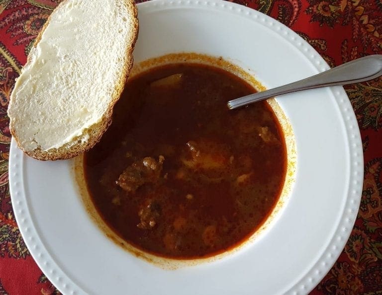 Gulaschsuppe- My Mother's Authentic German Goulash Soup Recipe