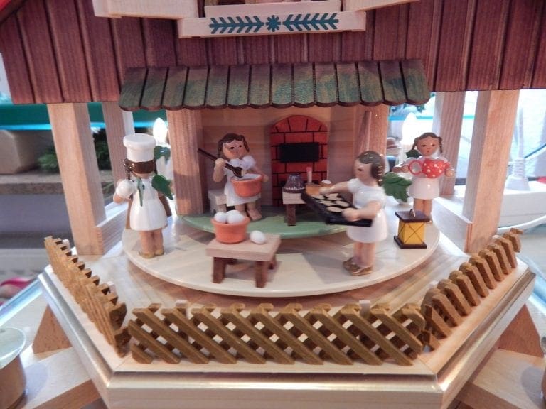 German Christmas Pyramids - Light & Movement Brighten the Holiday