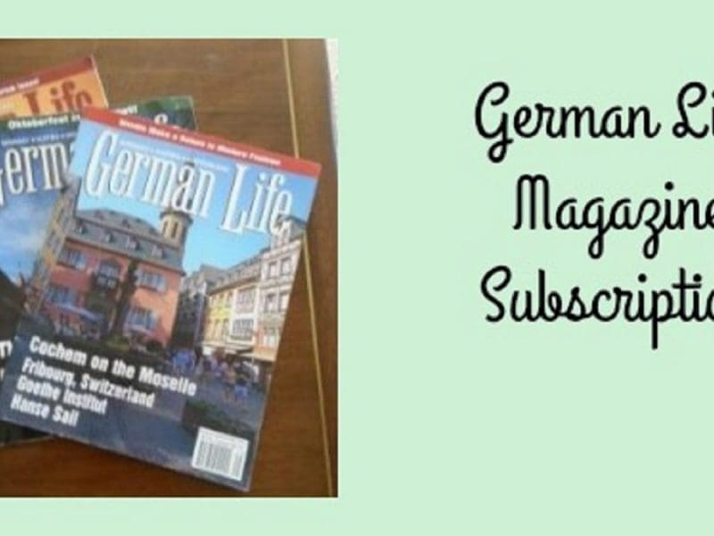 German Life Magazine Subscription- Travel, Culture, Recipes and ...