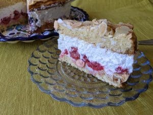Easy Blitz Torte Recipe- Fast Cake with Cream and Fruit
