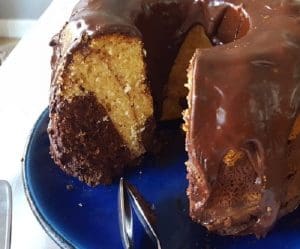 Easy German Marble Cake Recipe- Marmorkuchen Recipe