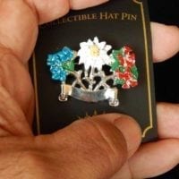 Colorful Alpine Flowers Hat Pin | A German Girl in America