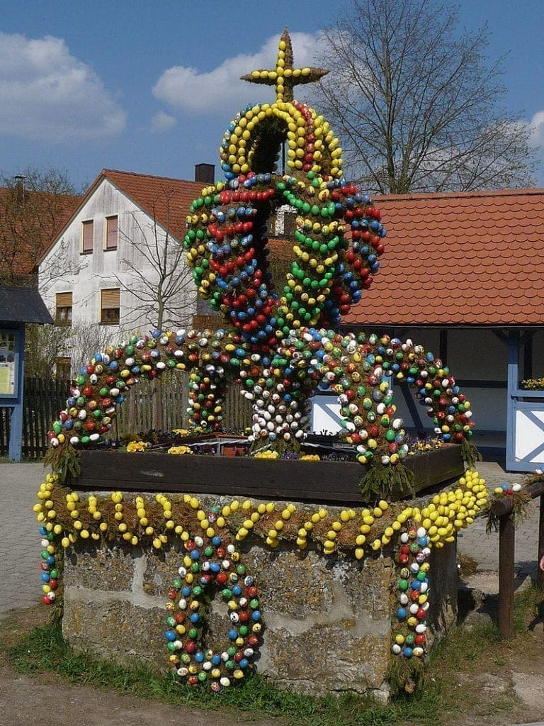 German Easter Fountains- a German Easter Tradition