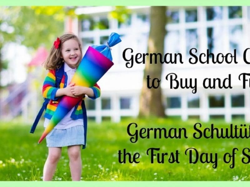 German School Cones- Schultüte for the First Day of School