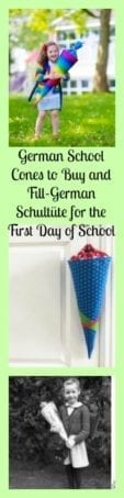 German School Cones- Schultüte for the First Day of School