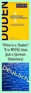 What is a Duden? It's more than a Big German Dictionary!