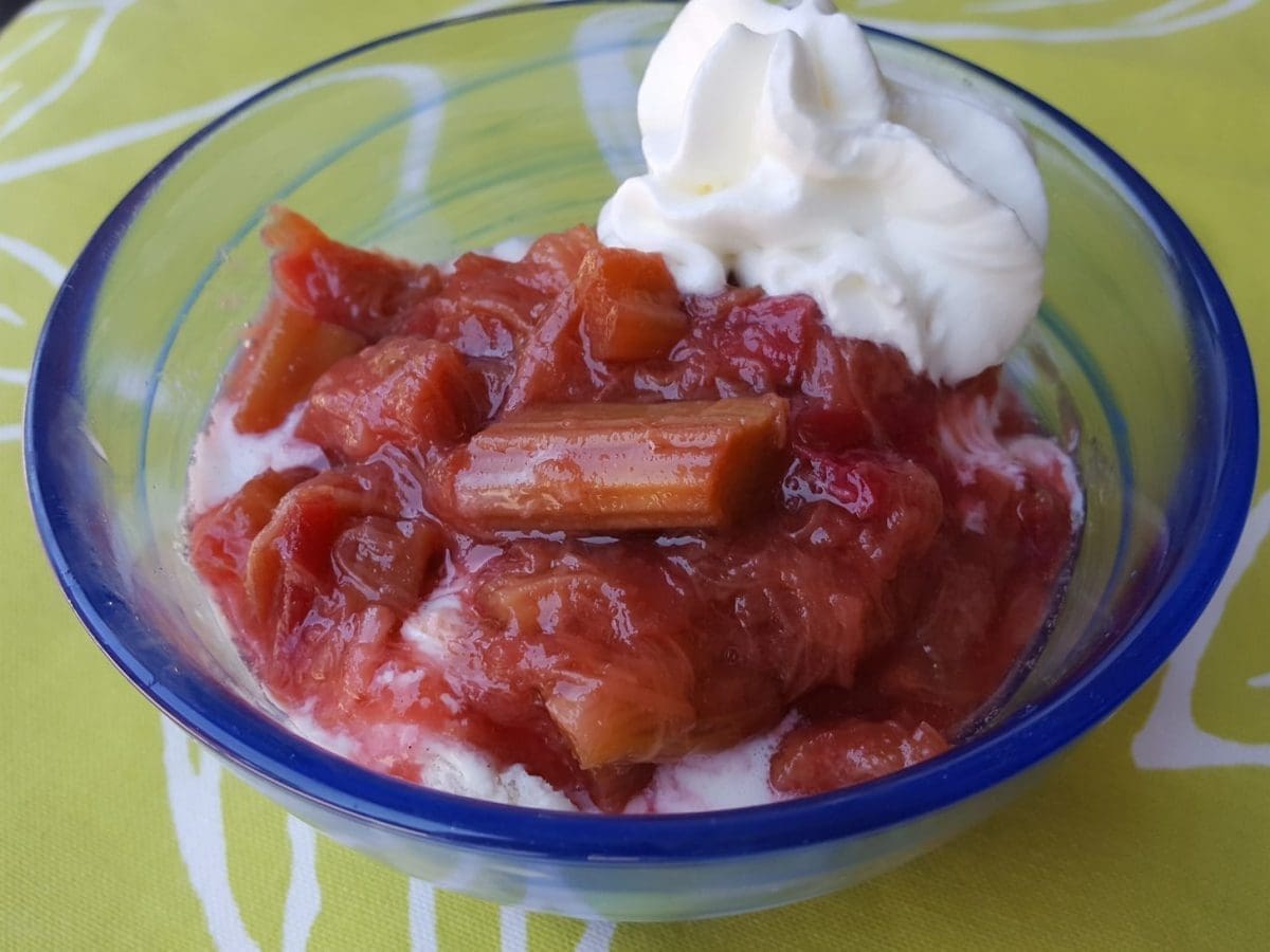 This German Rhubarb Compote is EASY... Learn How Here!