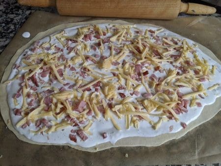 German Flammkuchen Recipe - How to Make Flammkuchen at Home