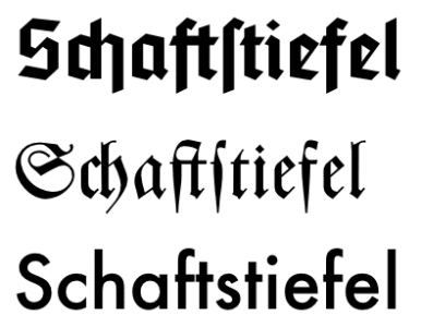 The History of Old German Cursive Alphabet and Typefaces