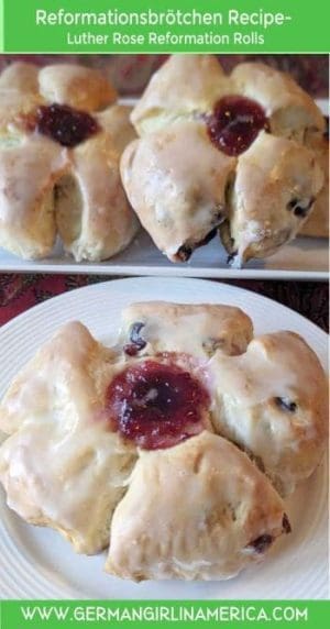 Reformationsbrötchen Recipe- Luther Rose Reformation Rolls