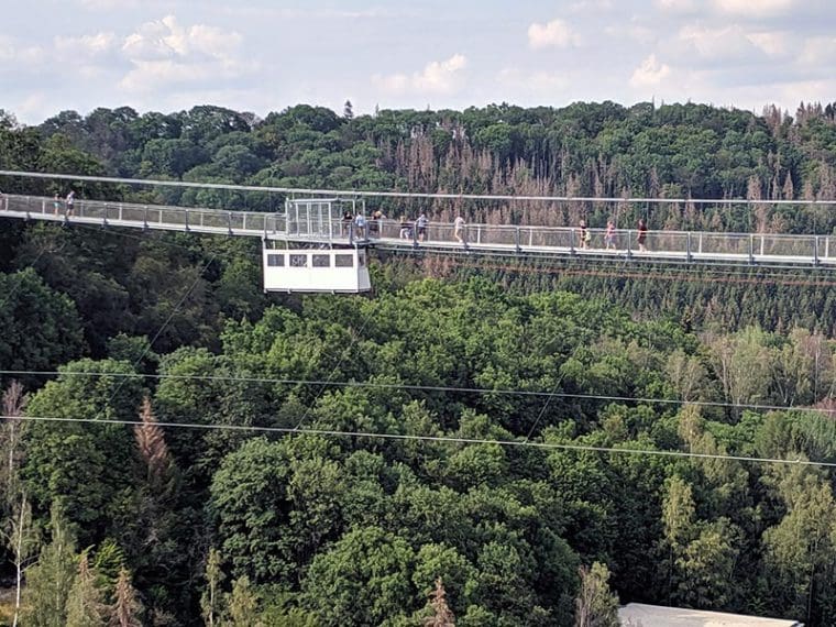 Titan-RT! Crossing the Longest Suspension Bridge in Germany