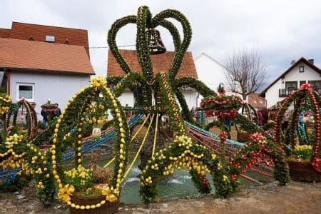 German Easter Fountains- a German Easter Tradition