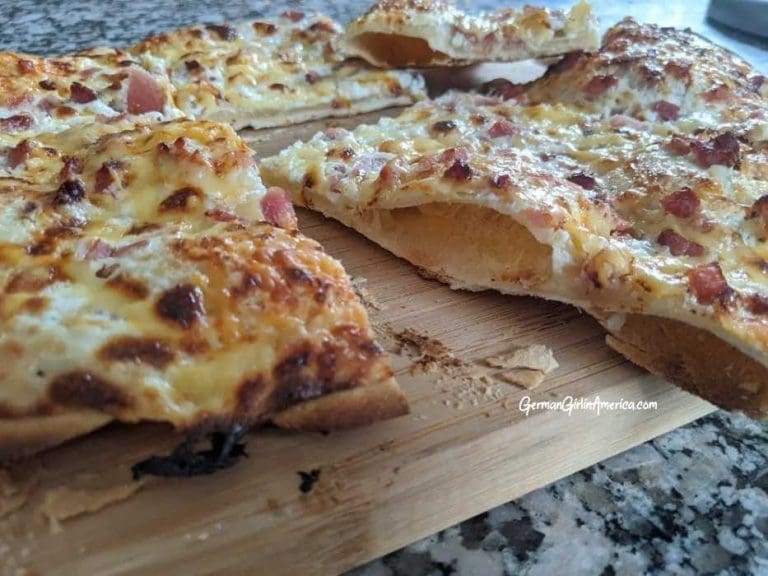 German Flammkuchen Recipe - How to Make Flammkuchen at Home