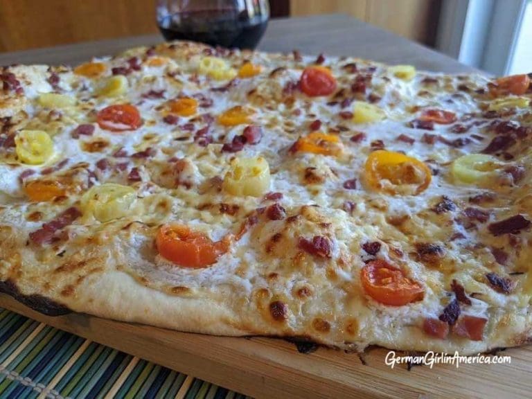 German Flammkuchen Recipe - How to Make Flammkuchen at Home