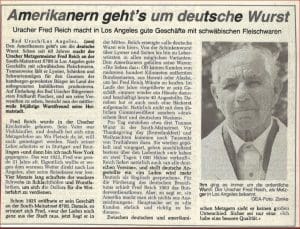 The German Cold Cut Expedition Fred Reich and Hickory Sweet Meats