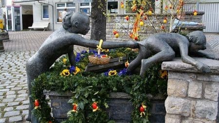 German Easter Fountains- a German Easter Tradition