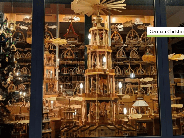 German Christmas Pyramids - Light & Movement Brighten the Holiday