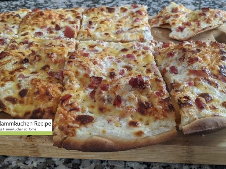 German Flammkuchen Recipe - How to Make Flammkuchen at Home