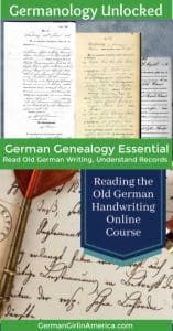Germanology Unlocked- Old German Handwriting & Genealogy