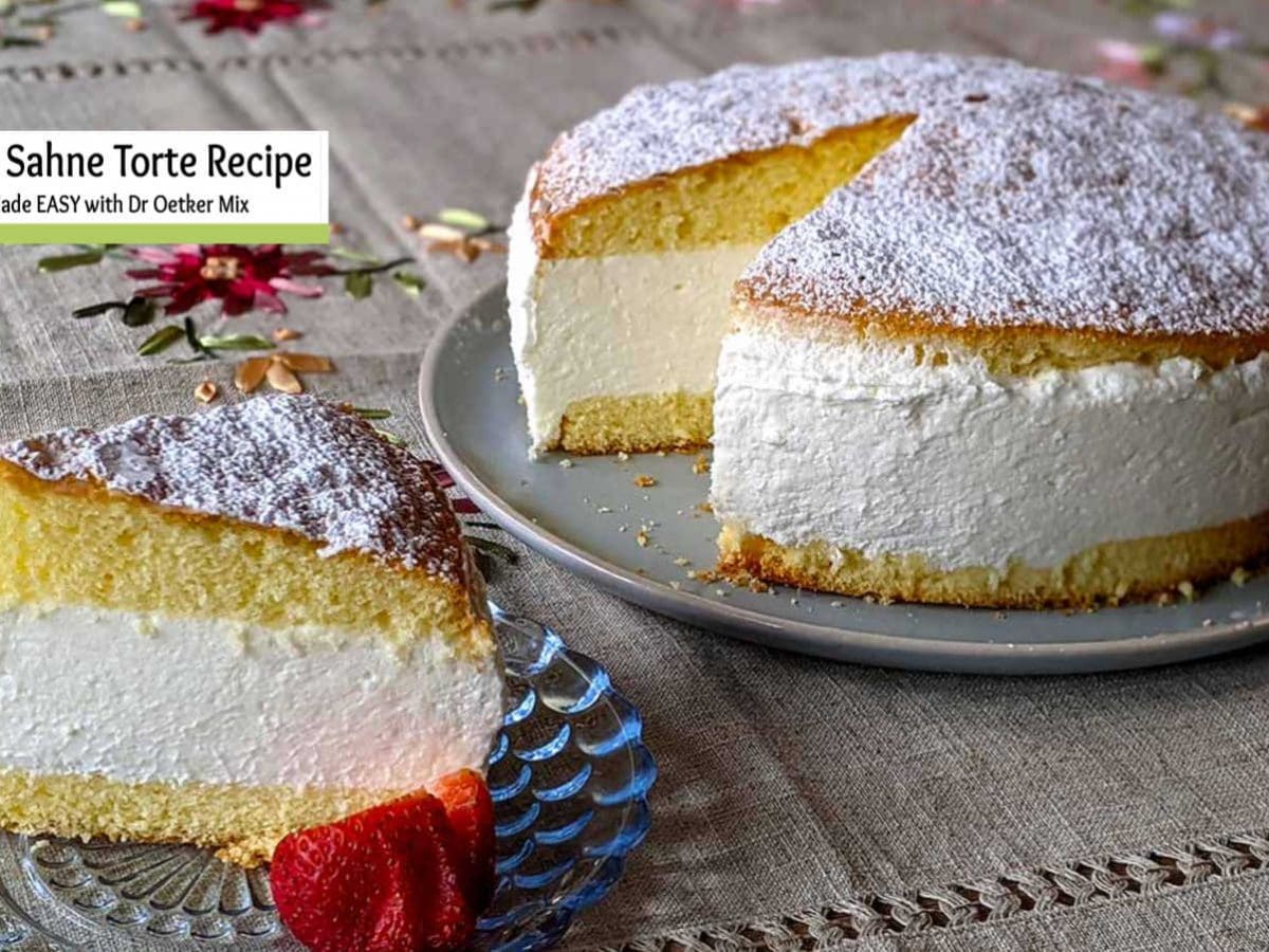 Kase Sahne Torte Recipe Made EASY with Dr Oetker Mix