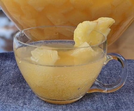 Easy Pineapple Punch Recipe -Ananas Bowle for Parties!