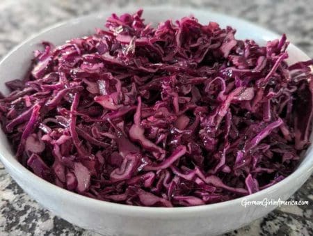 Easy Red Cabbage Salad Recipe - Rotkohlsalat for Summer Days