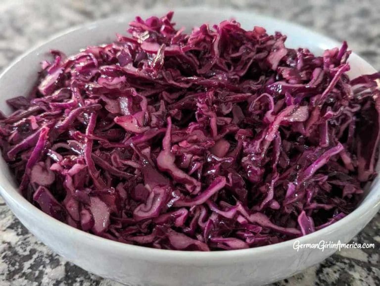 Easy Red Cabbage Salad Recipe - Rotkohlsalat for Summer Days