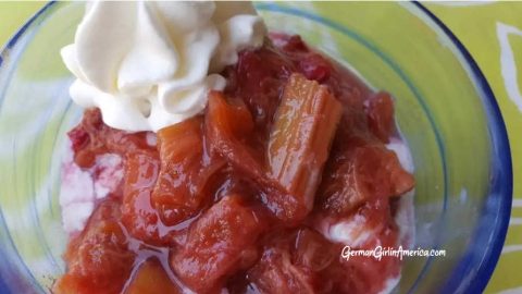 This German Rhubarb Compote is EASY... Learn How Here!
