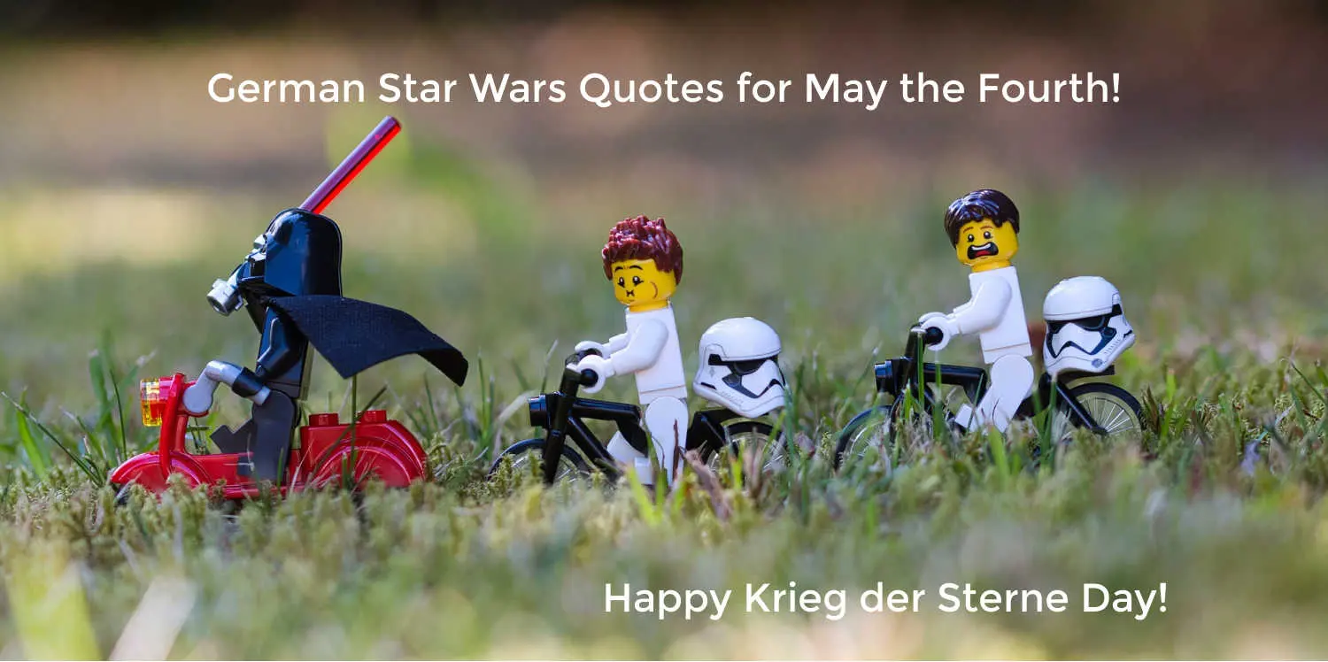 German Star Wars Quotes for May the 4th Krieg der Sterne Day!