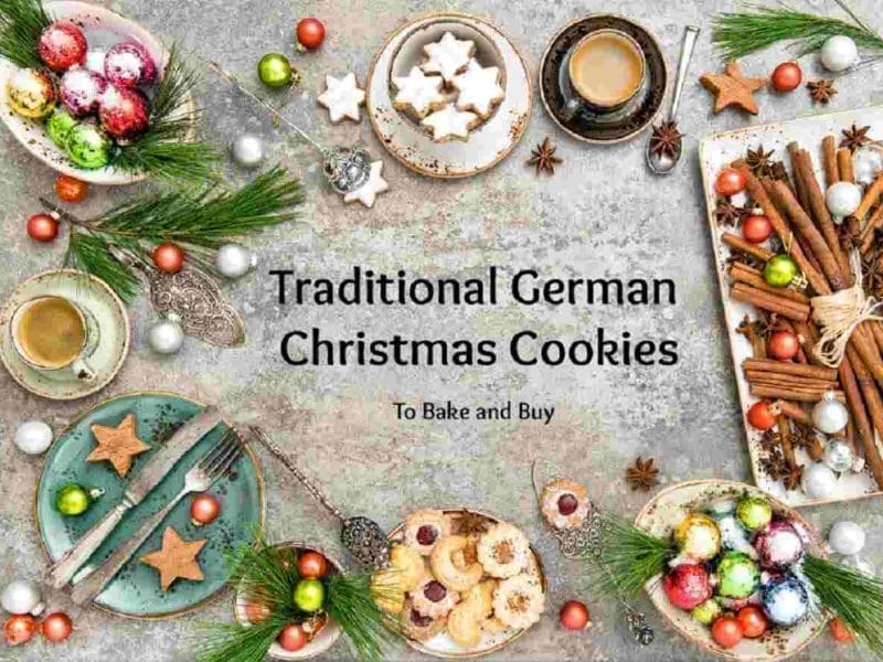 Traditional German Christmas Cookies- Recipes and Links to Buy